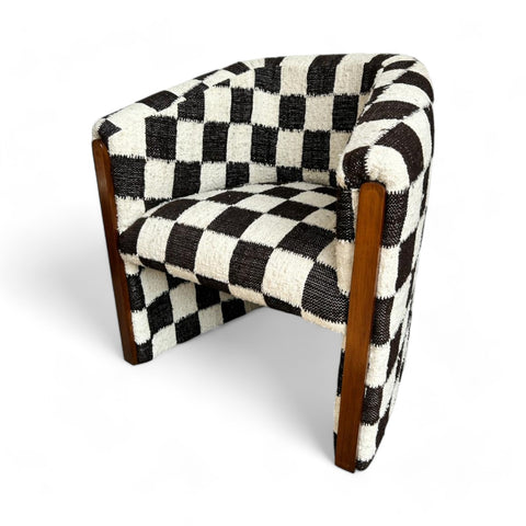 Checkered Wool Chair by Diego Olivero – MESO