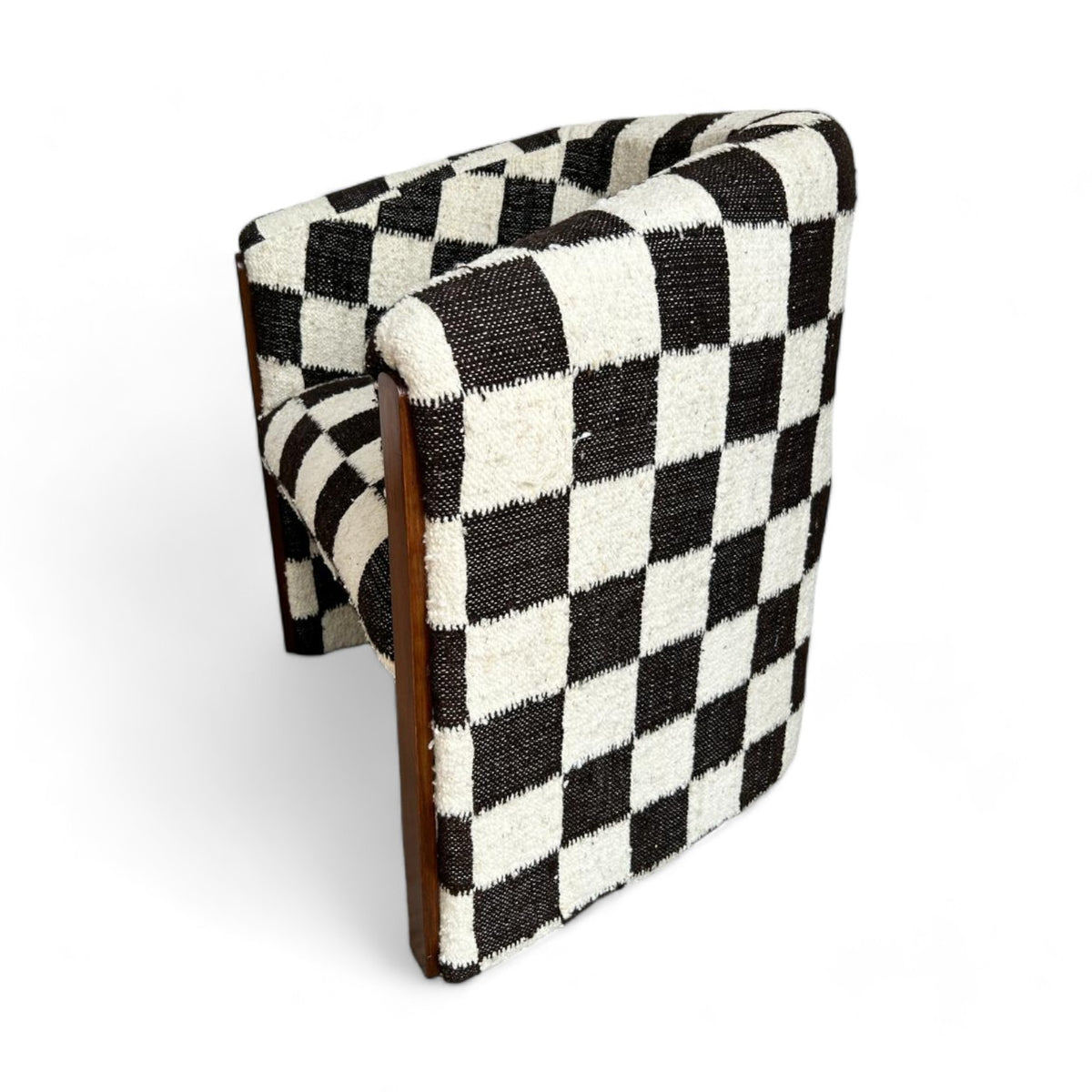 Checkered Wool Chair by Diego Olivero – MESO